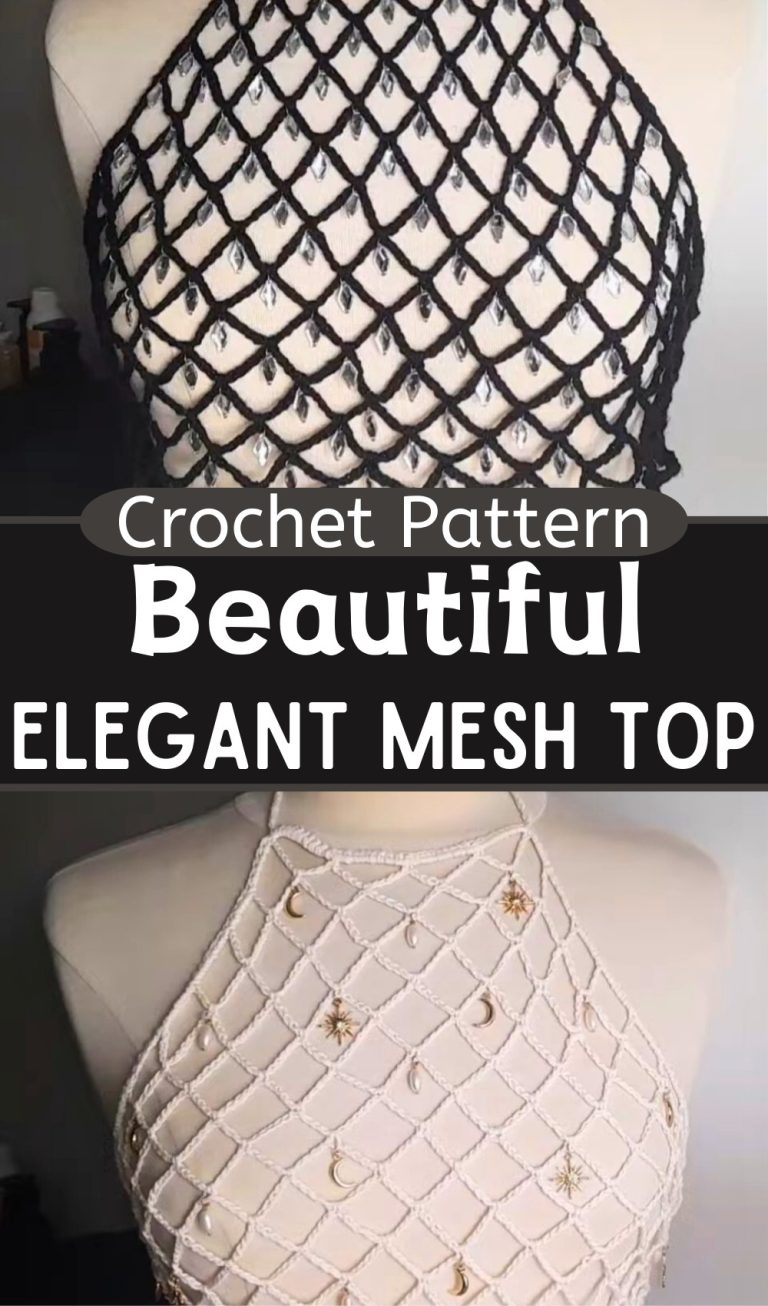 5 Stylish Crochet Mesh Top Pattern For Every Occasion - Yours Patterns