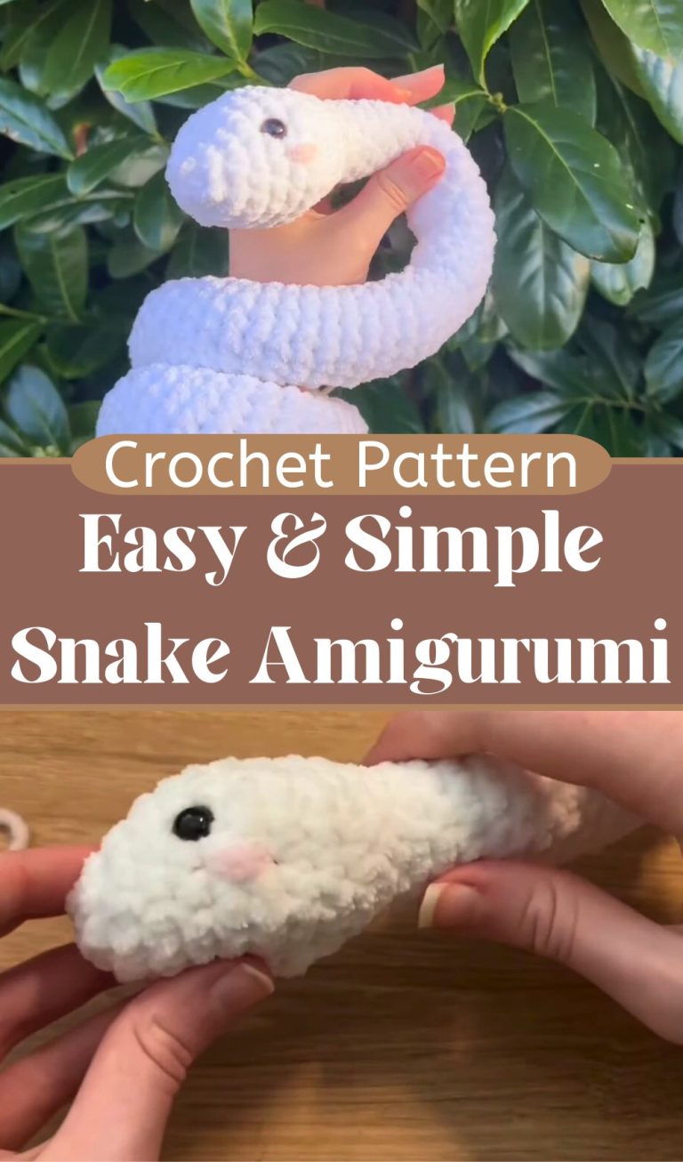 Adorable Colorful Crochet Snake Amigurumi Patterns - Yours Patterns