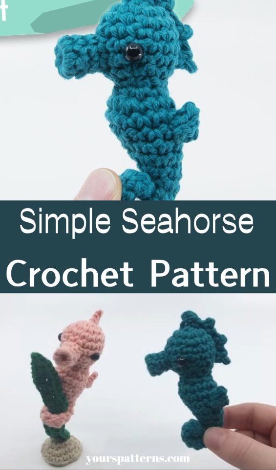 Crochet Seahorse Patterns For Nursery Decorations - Yours Patterns