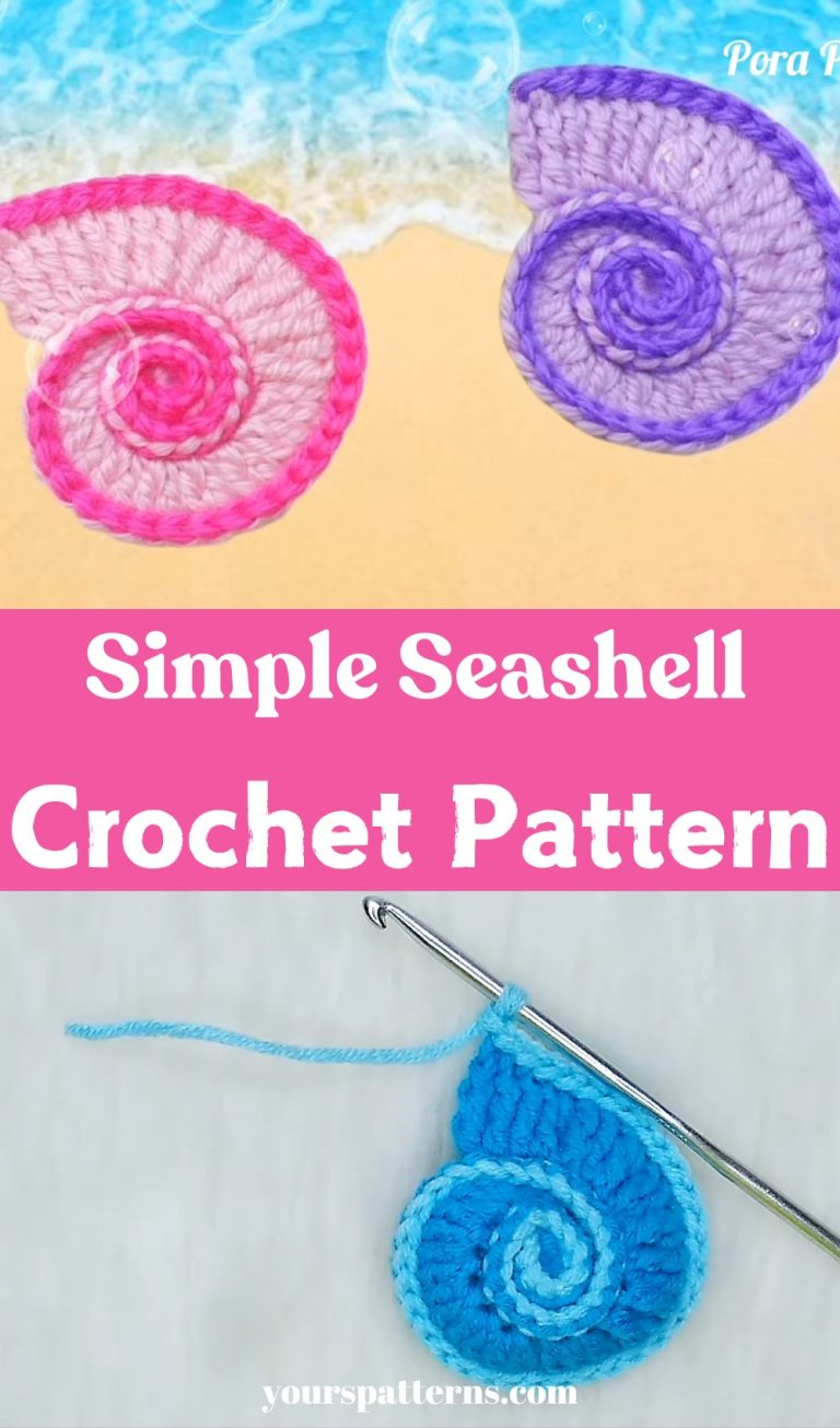 Crochet Seashell Patterns (Perfect for Summer Projects) - Yours Patterns