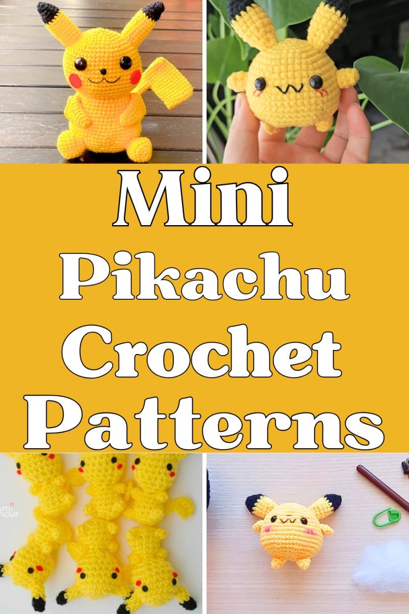 5 Crochet Pikachu Amigurumi Patterns For Kids To Play With - Yours Patterns
