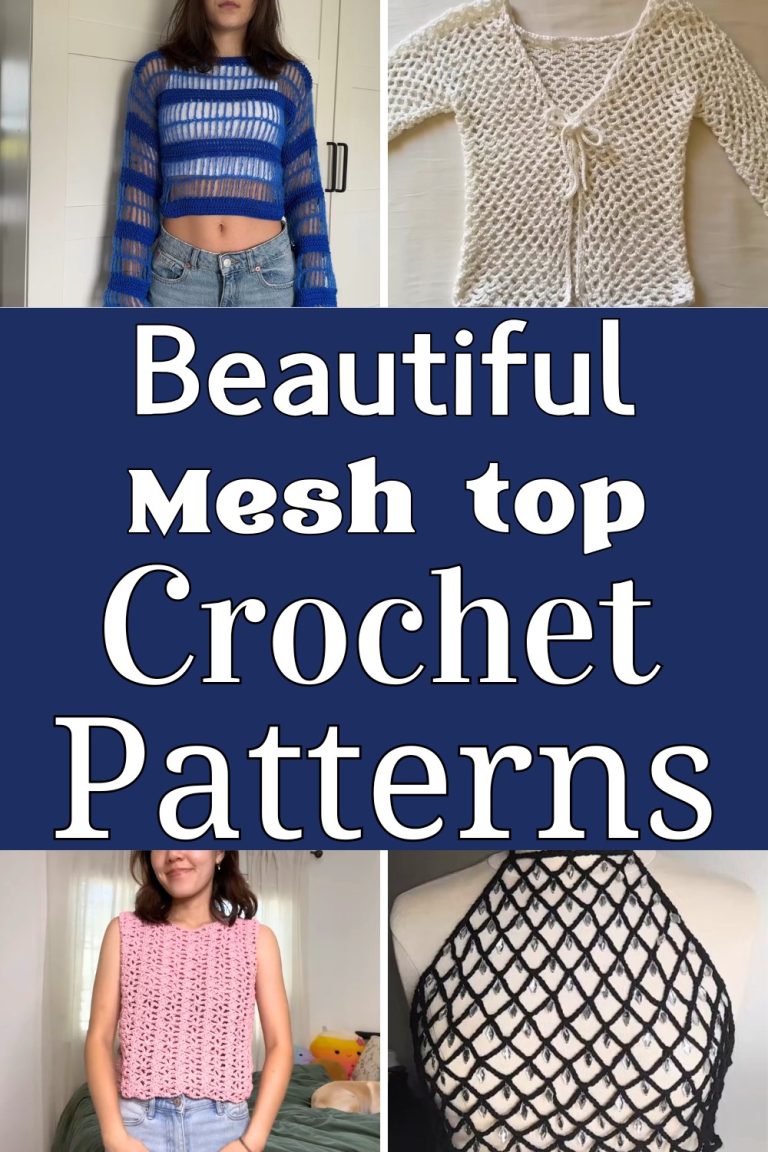 5 Stylish Crochet Mesh Top Pattern For Every Occasion - Yours Patterns