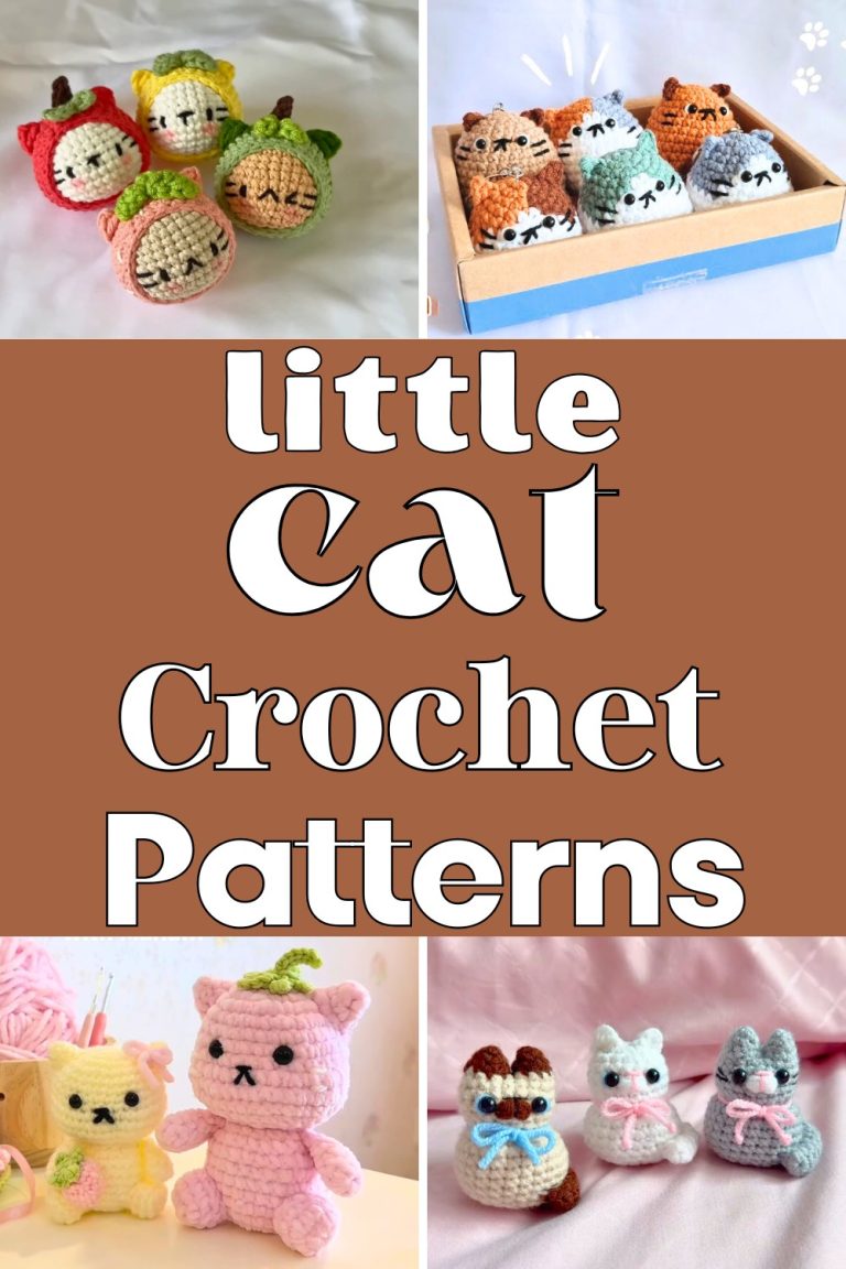 5 Handmade Adorable Crochet Little Cat Patterns Your Next Whimsical ...
