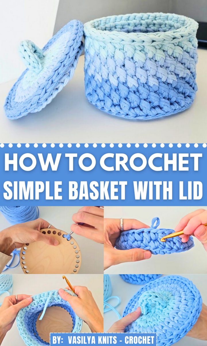 Secure & Stylish Crochet Basket with Lid Pattern for Any Room - Yours ...