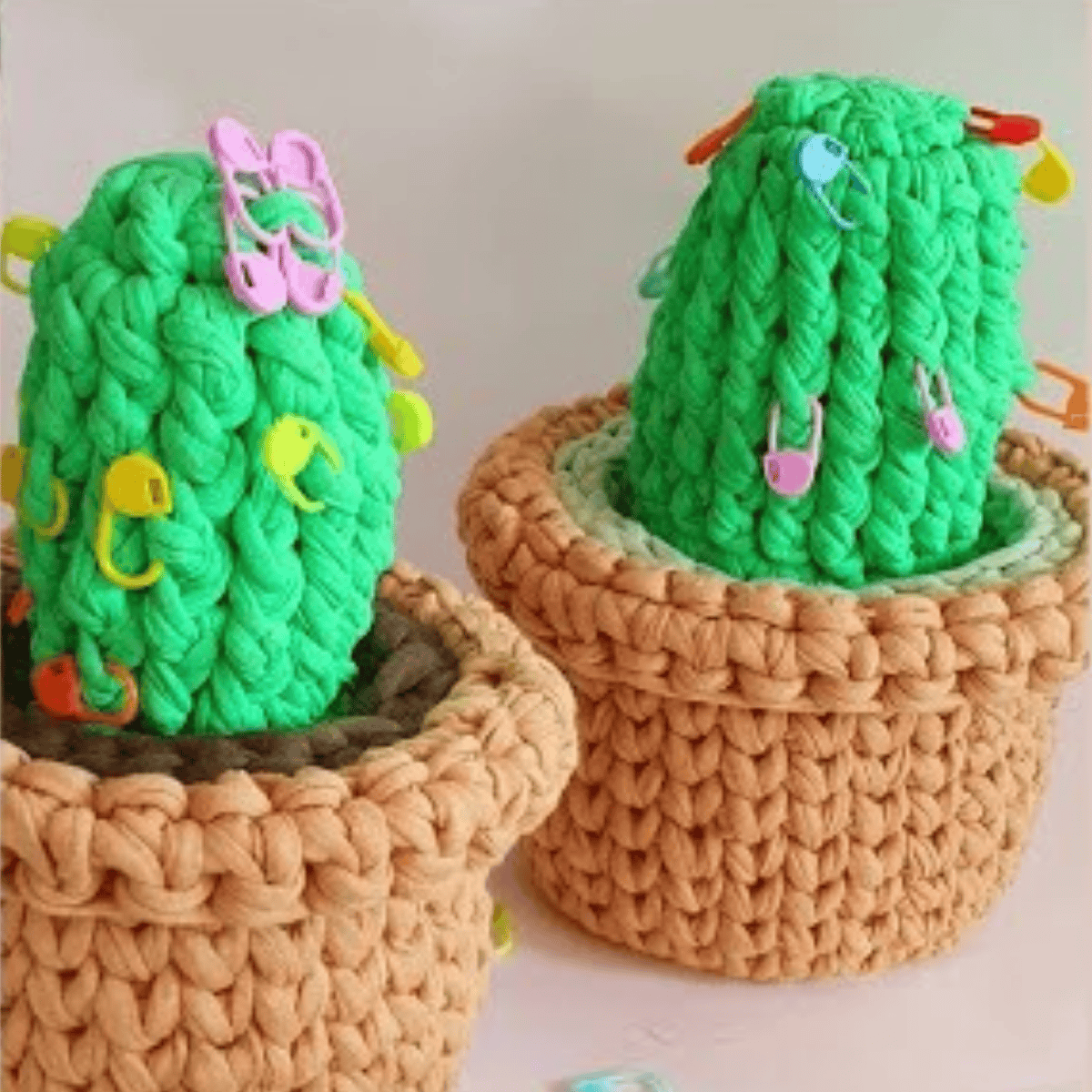 Cute and Clever Crochet Cactus Basket Pattern You’ll Adore - Yours Patterns