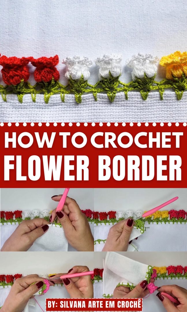 Fresh Crochet Flower Border Add Flair to Kitchen Projects - Yours Patterns