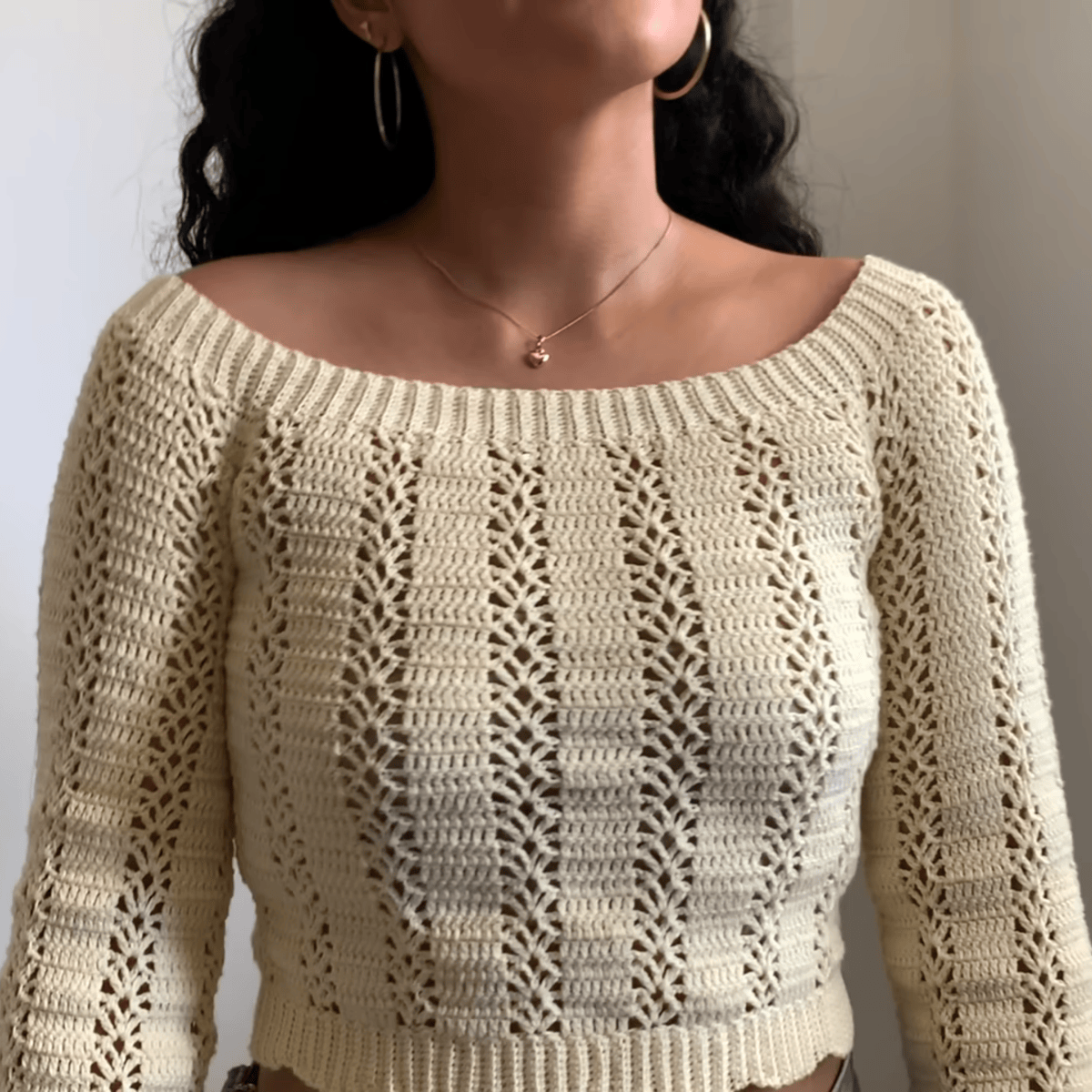 Chic & Cozy Crochet Sweater Blouse Pattern You’ll Want All Year - Yours ...