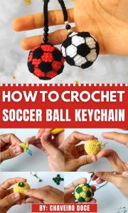 Playful Crochet Soccer Ball Keychain That’s Perfect for Gifts - Yours ...