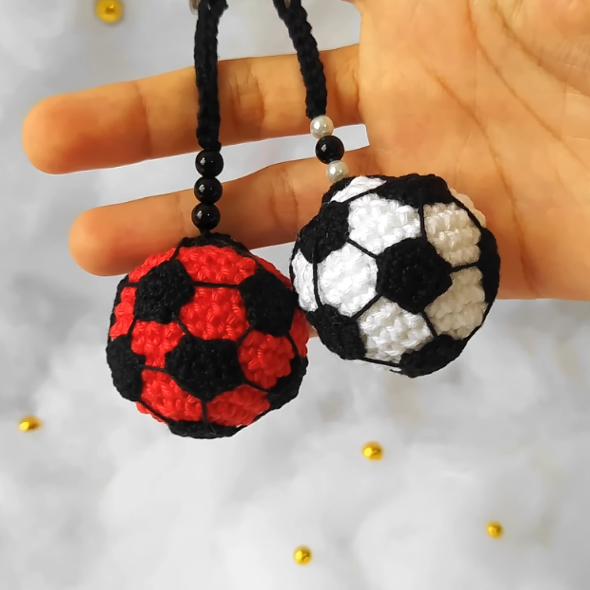 Playful Crochet Soccer Ball Keychain That’s Perfect for Gifts - Yours ...