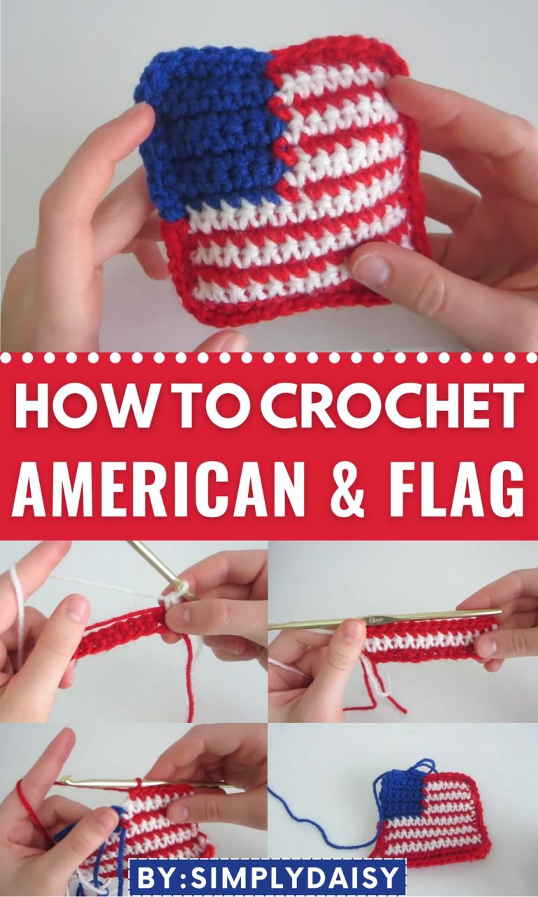 Bold Crochet American Flag Pillow Pattern for Patriotic Decor - Yours ...