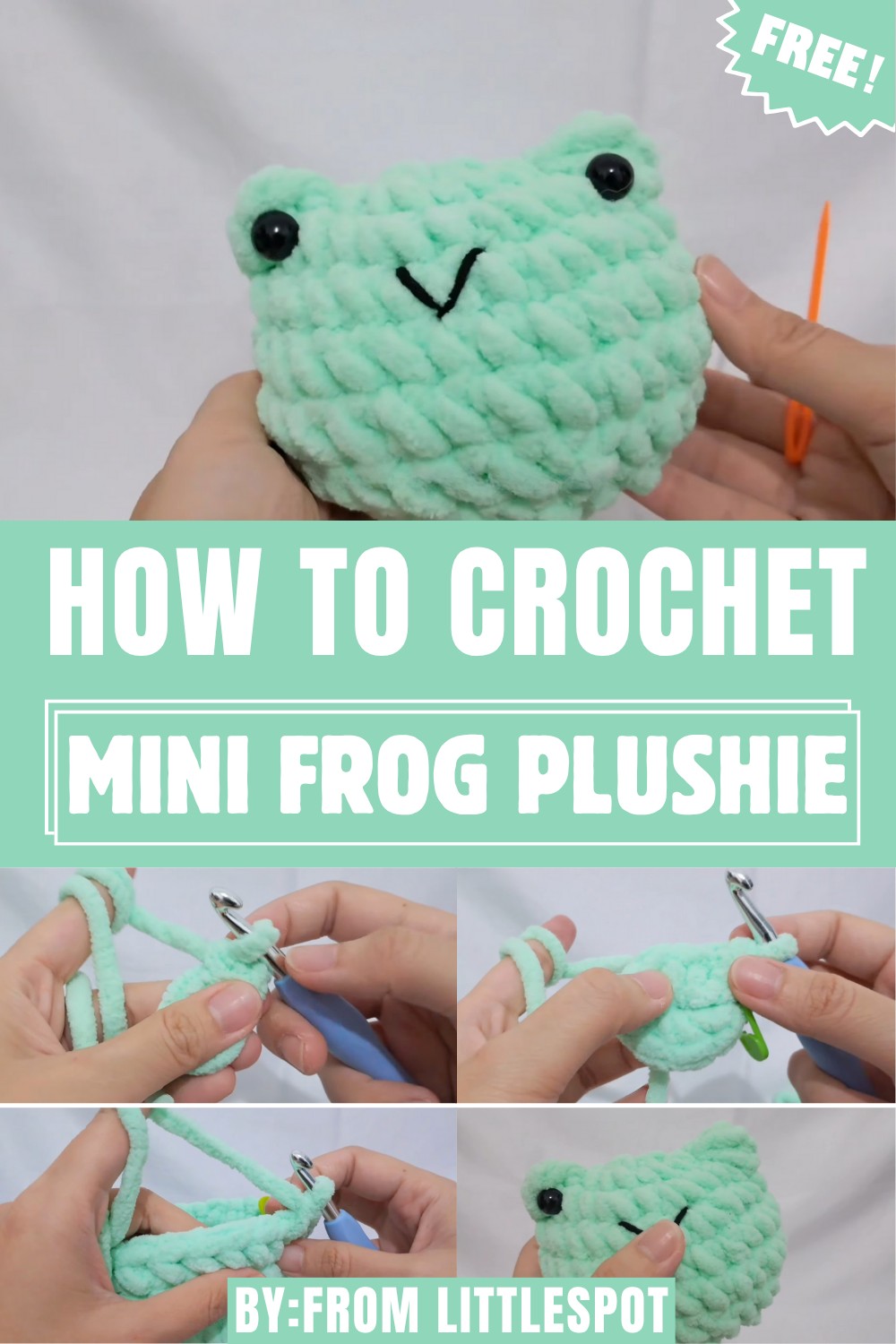 Tiny Crochet Mini Frog Plushie Pattern Too Cute to Resist - Yours Patterns