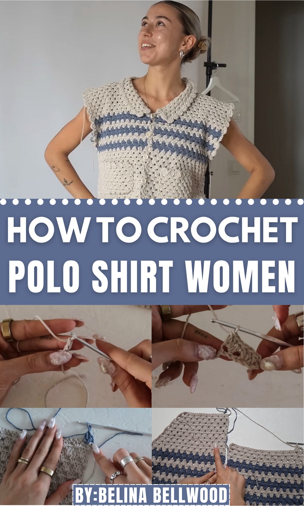 Stylish Crochet Polo Shirt Pattern That Everyone Will Admire - Yours ...