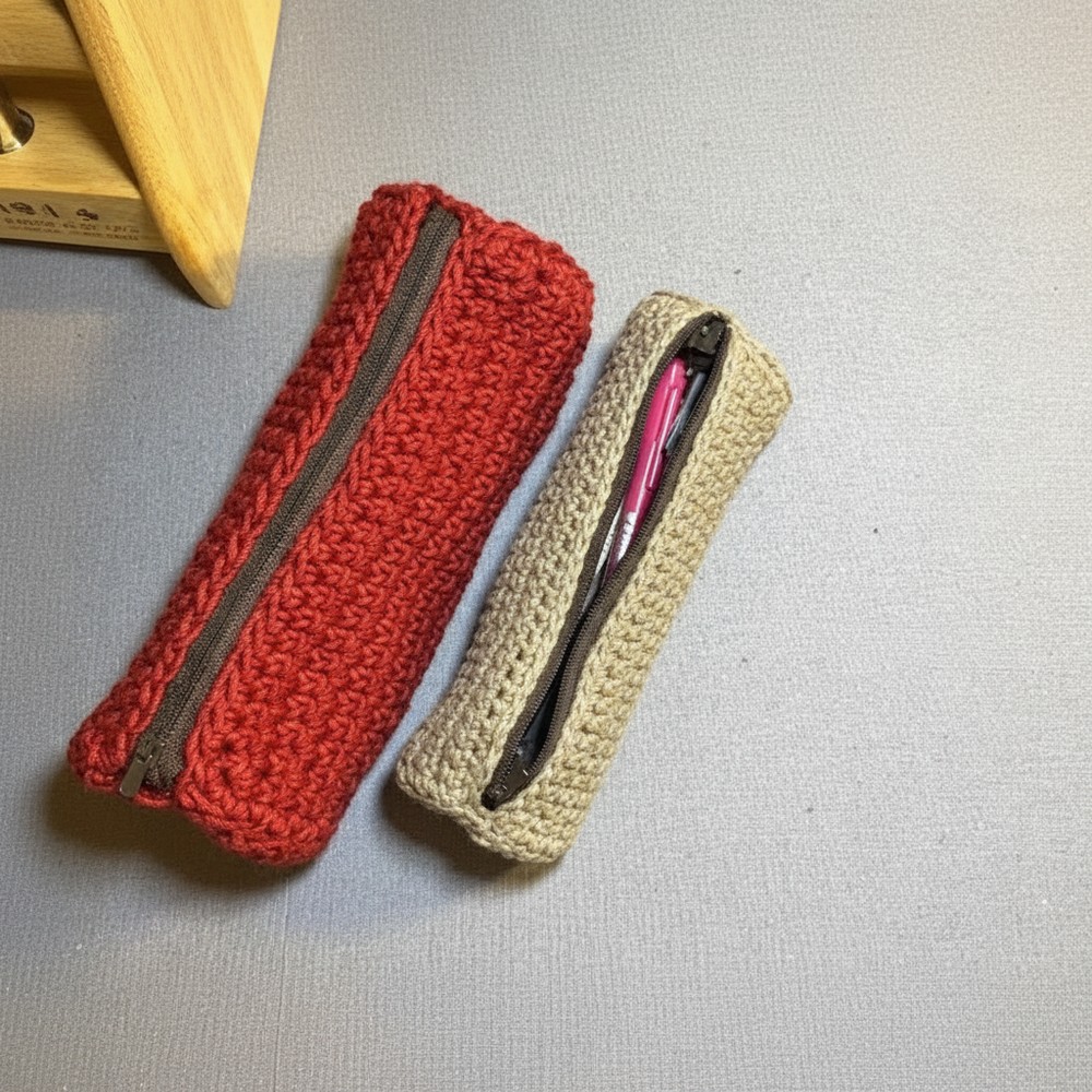 How To Crochet Circular Pencil Case Pattern Adds Joy - Yours Patterns