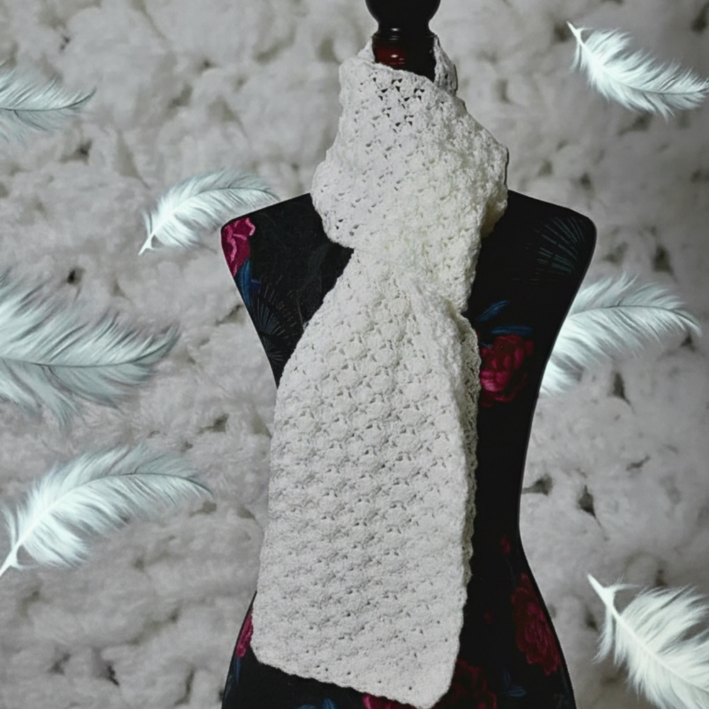 Classic Crochet Fan Stitch Scarf Pattern with a Fresh Twist - Yours ...