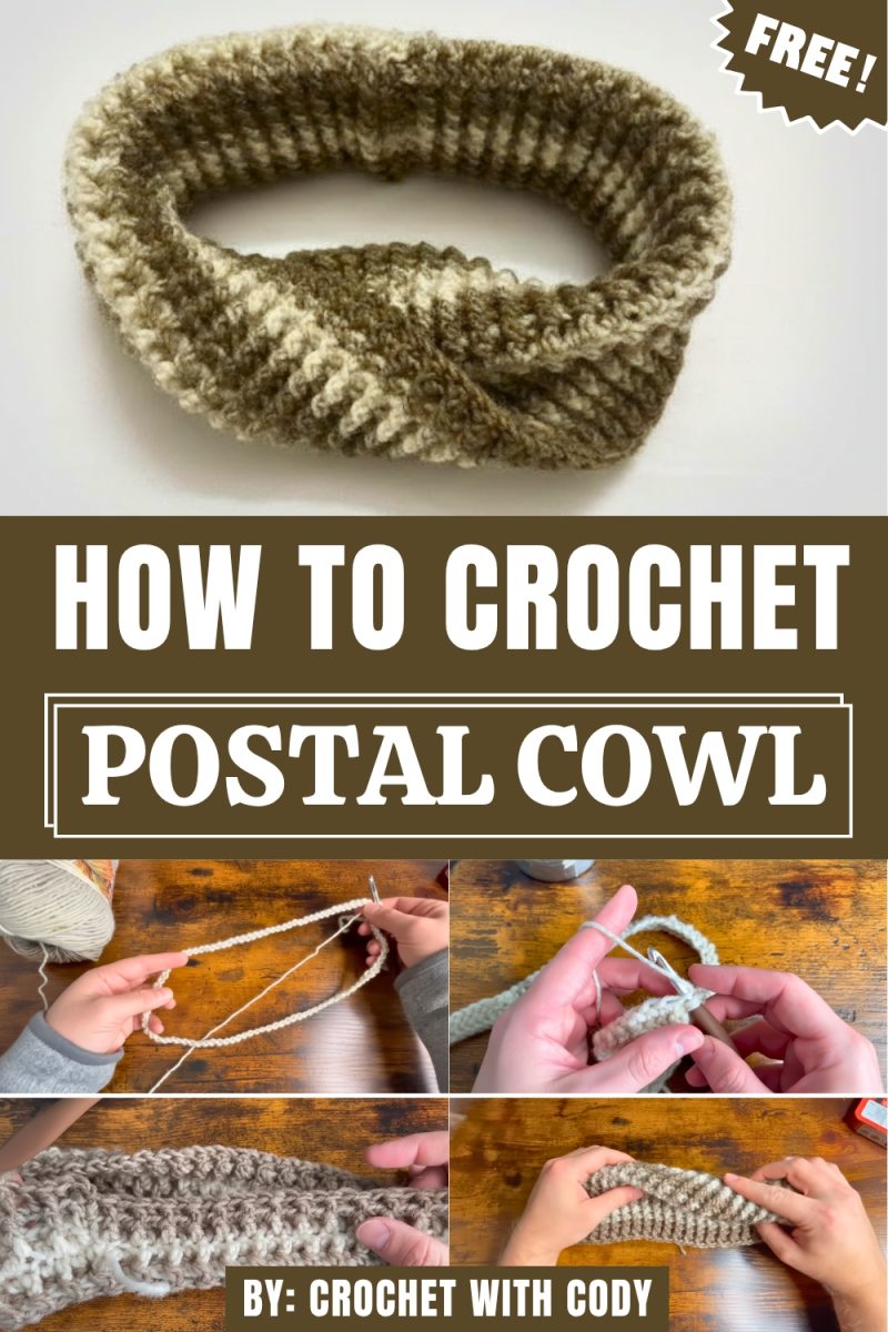 Simple Crochet Postal Cowl Pattern That’s Cozy and Stylish - Yours Patterns
