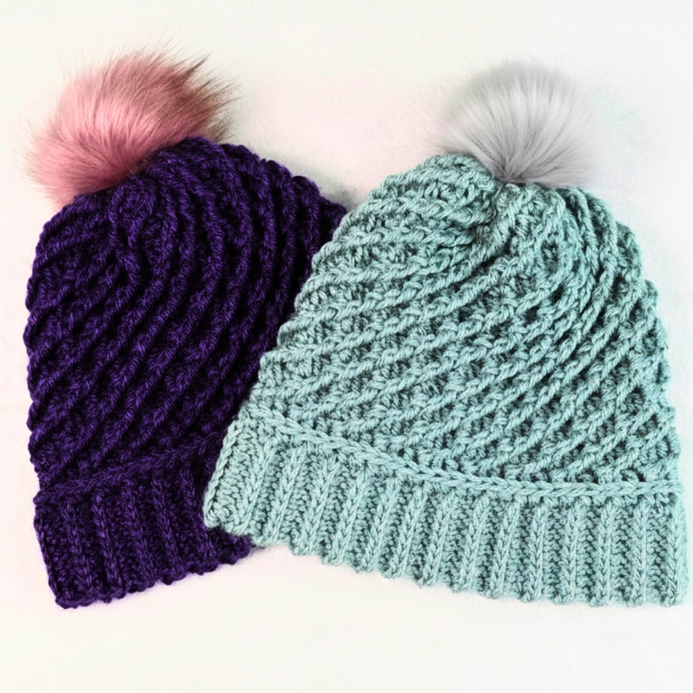 Stylish Crochet Twisted Beanie Pattern for Cold Weather Days - Yours ...
