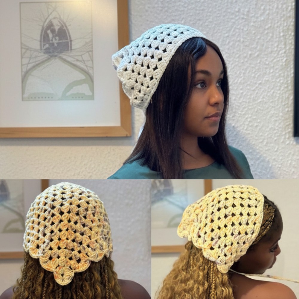 Elegant Crochet Head Scarf Pattern for Classic Fashion - Yours Patterns