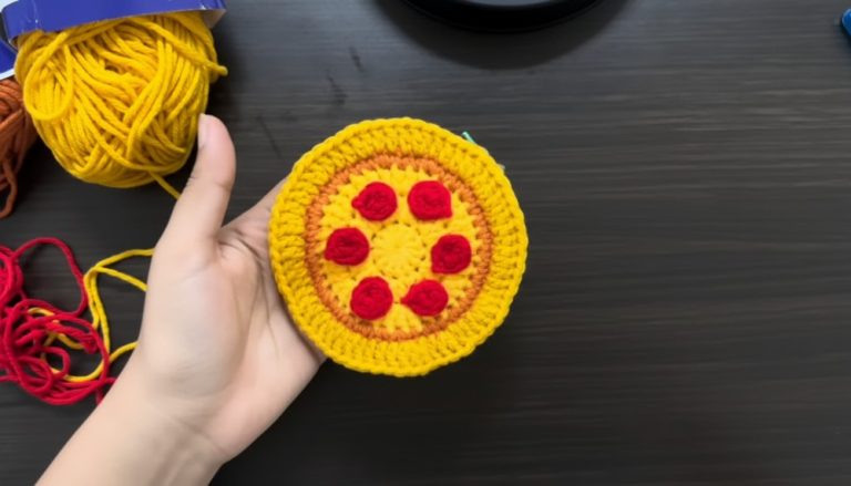 Modern Free Crochet Pizza Pattern Perfect for Gifts - Yours Patterns