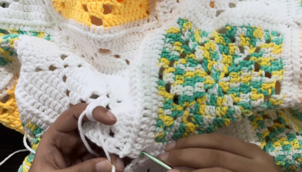 Classic Crochet Granny Square Cardigan Pattern Giving Soft Warmth ...