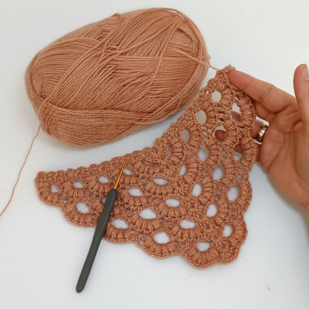 Crochet Triangle Scarf Pattern Perfect for Every Season - Yours Patterns