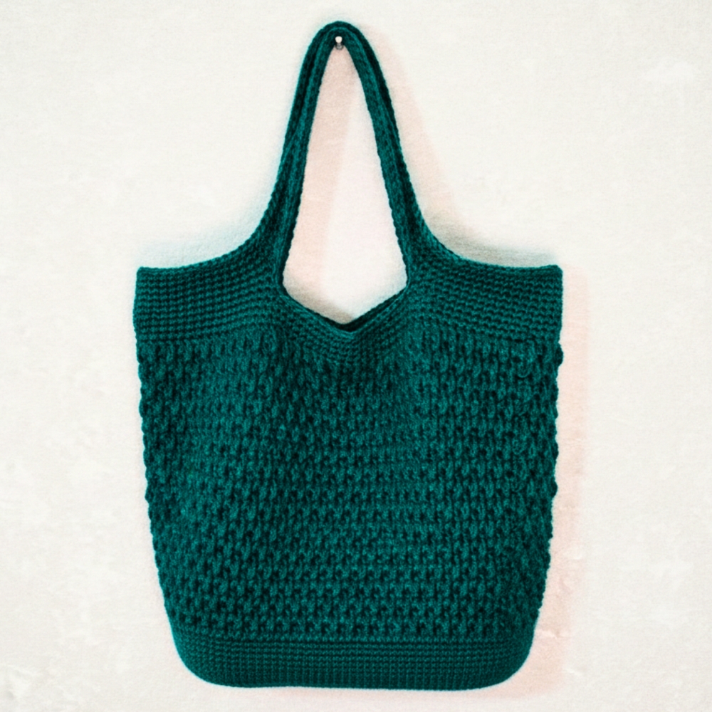 FREE Crochet Market Bag Pattern for Farmers Markets - Yours Patterns