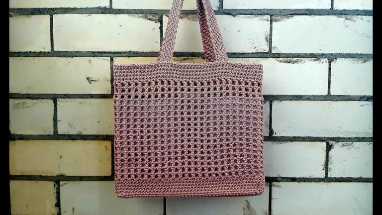 Easy Crochet summer string bag Pattern for Warm Days - Yours Patterns