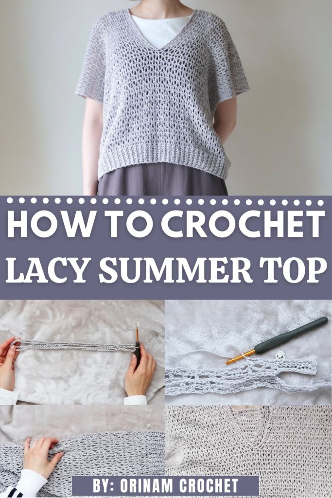 Handmade Crochet Lacy Summer Top Pattern for Sunny Days - Yours Patterns