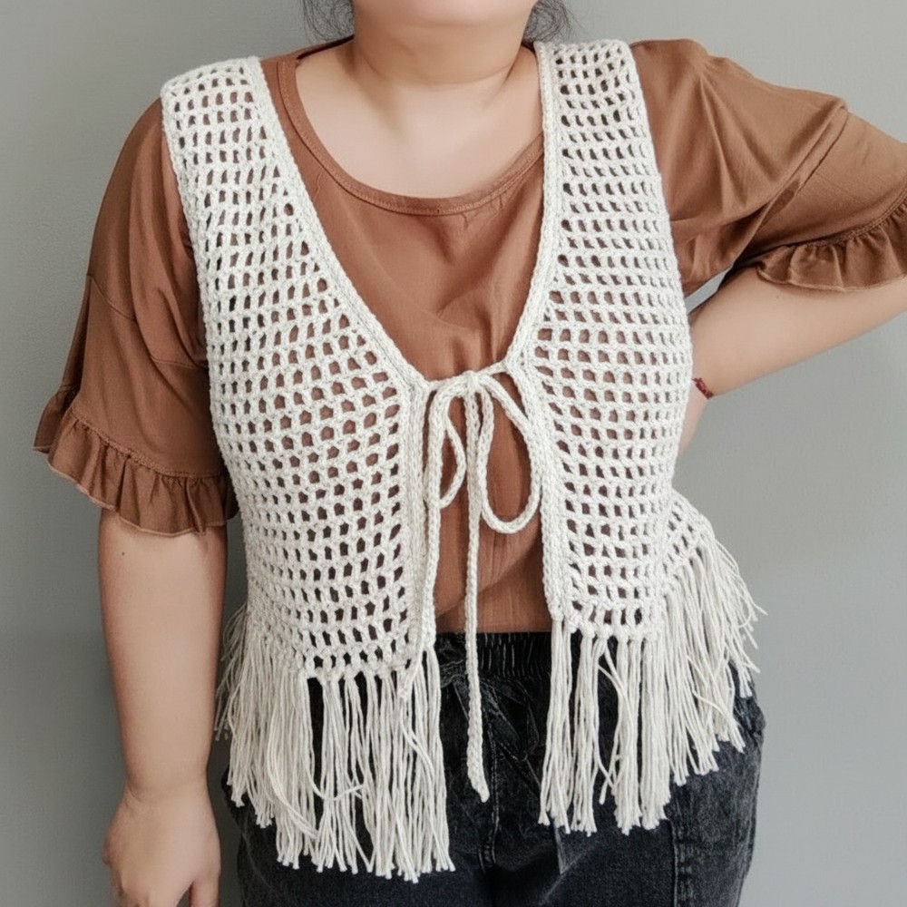 Gorgeous Crochet Openwork Vest Pattern for Every Style - Yours Patterns