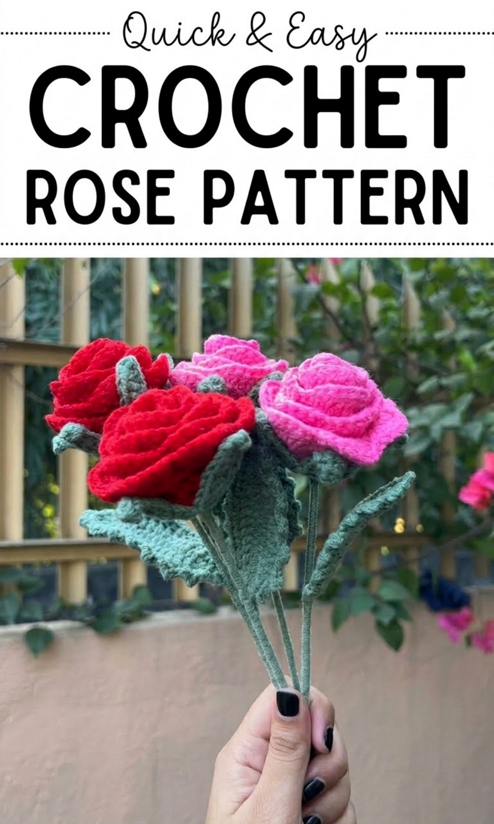 Beautiful Free Crochet Rose Pattern That Looks Like Real Flowers ...